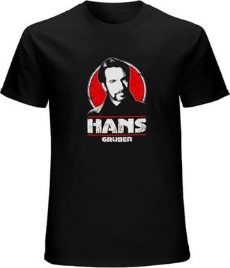 Nique Die Hard Hans Gruber Rickman Action Hero Willis Film Adults & Kids Mens T-Shirt Black Size L
