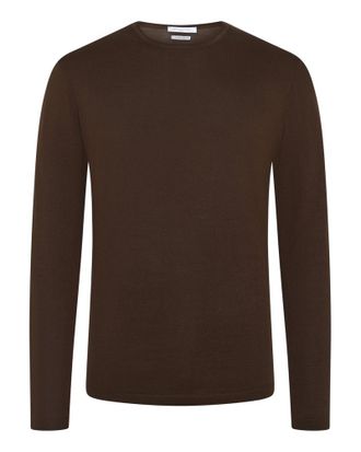 Daniele Fiesoli Softer Rundhalspullover aus &auml;gyptischer Baumwolle in