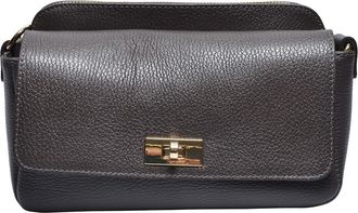 Luisa Vannini Zweifarbig Rindsledertasche