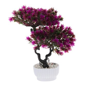 Cabilock Simulierter Bonsai-kiefernbaum Imitat Haushaltsnadel-Baum Dekoration Simulationsbaum Ornament Wohndekoration