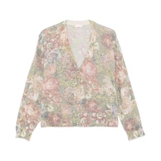 Liu Jo Alpaka- und Wollmischungs-Cardigan - - Knitwear - Damen - Mehrfarbig - M