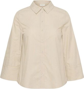 Kaffe Curve Femme, Blouses et Chemises, Beige, Taille: 50 FR Kcsida Blouse