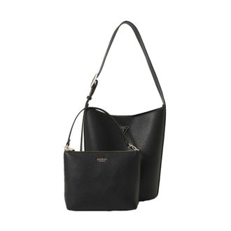Guess Femme, Sacs, Noir, Taille: ONE Size Meridian II Bucket