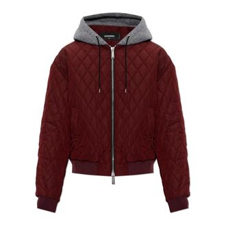 Dsquared2 Bomber Jacke - - Jackets - Herren - Rot - L