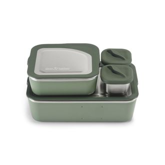 Klean Kanteen Klean Kanten Rise Family Food Box Brotdosen 3er Set aus Edelstahl in der Farbe Sea Spray, auslaufsicher, 1010629