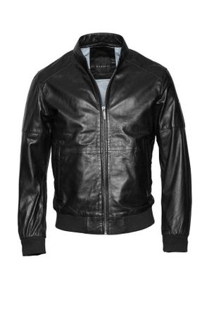 Bugatti Lederjacke BUMAURO (1-St) aus weichem hochwertigen Leder