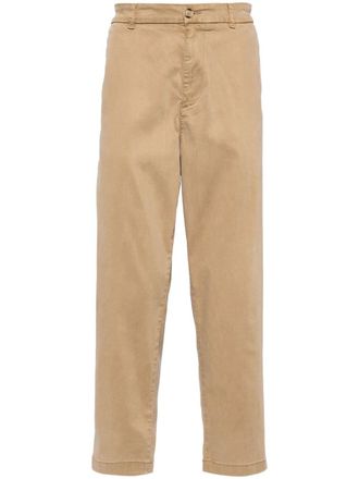 BOSS pantalon chino à coupe droite - Marron