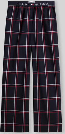 Tommy Hilfiger Regular Fit Pyjama aus reiner Baumwolle mit Gummibund