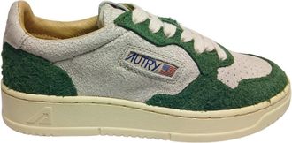 Autry Femme, Chaussures, Vert, Taille: 37 EU Baskets en cuir