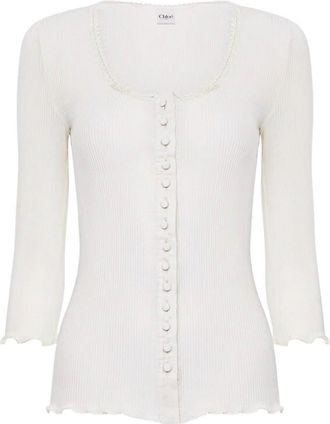 Chlo&eacute; Top - Blanc