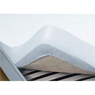 Papillon Day Dream Spannbettucher Molton Stretch, Baumwolle, Wei&szlig;, 160 x 200 cm