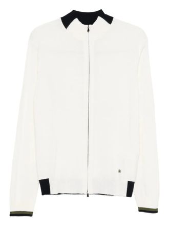 Manuel Ritz Cardigan mit Rei&szlig;verschluss - Nude