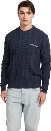 Guess Homme, Pulls, Bleu, Taille: S Sweat &agrave; capuche &eacute;l&eacute;gant pour hommes