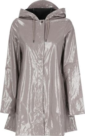 Rains A-Linien-Jacke - - Jackets - Damen - Grau - L