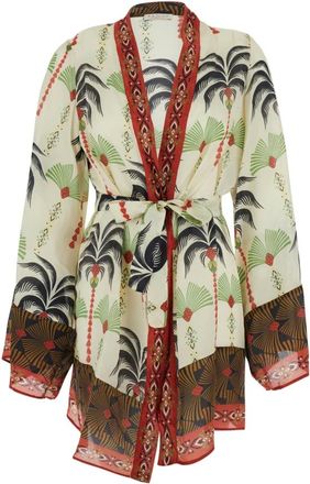 Anjuna Femme, Blouses et Chemises, Multicolore, Taille: 40 FR Kimono Court