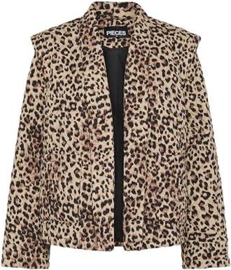 Pieces Veste Courte imprimée Pcsaroline, Tannin., M