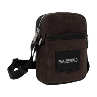 Karl Lagerfeld Sac banane B2M30199 - Homme - Sacs - Brun - Taille: ONE Size