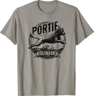 Creativemotions Portugiesischer Wasserhund - Tauchteam T-Shirt