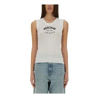 Moschino Damen, Oberteile, Wei&szlig;, XSGr&ouml;&szlig;e