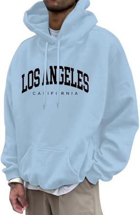 Generic Sweat a Capuche Homme Sweatshirt Hooded Pull &agrave; Capuche Homme Mode Casual avec Imprim&eacute; 3D, Sweats &agrave; Manches Longues et Cordon de Serrage