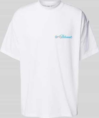 VETEMENTS T-Shirt mit Label-Print