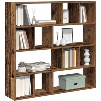 vidaXL Bücherregal/Raumteiler Altholz-Optik 105x24x102 cm - Vidaxl