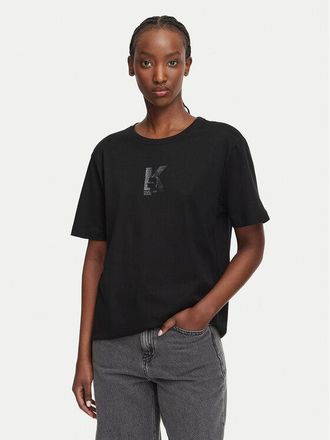 Karl Lagerfeld T-Shirt B3W17018 Schwarz Regular Fit