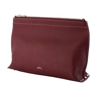 A.P.C. Clutch - Burgundy