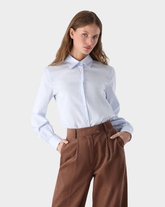 van Laack Hemdbluse mit Raffungen