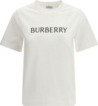 Burberry Wei&szlig;es Baumwoll-T-Shirt