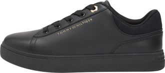 Tommy Hilfiger Damen Casual Cupsole Sneaker Fw0Fw09020 Low Top, Black (Black), 40 EU