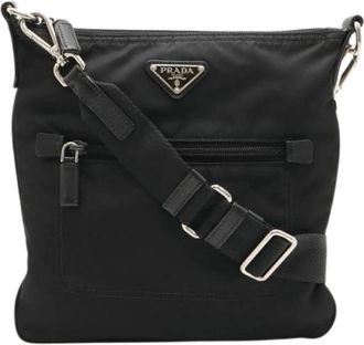 Prada Pre-owned Nylon sacs-prada - Femme - Pre-owned - Noir - Taille: ONE Size