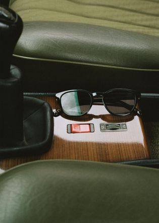 Mango Lunettes de soleil monture ronde noir - Homme - Taille unique - MANGO MAN