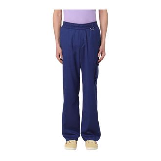 Family Fir$t Milano Family First, Homme, Pantalons, Bleu, Taille: L Pantalon Casual Bleu avec Poches