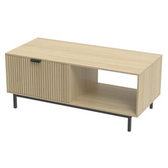 Vicco Couchtisch Lennox, Eiche, 110 x 50 cm Vicco