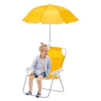 Generic Strandstuhl Für Kinder,Campingstuhl Mit Sonnenschutz - Tragbarer Liegestuhl für Reisen Picknick Outdoor Angeln