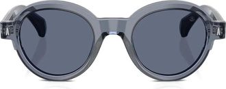 Moncler Rondosa Sonnenbrille mit rundem Gestell - Blau
