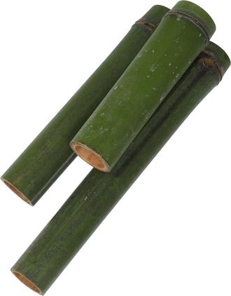 Artibetter 3 Stück Bambus röhren vasen mit Verschiedenen Natürliche Tischdeko für Blumenarrangements Platzsparend für Hochzeit Büro und Frisches Pflanzenwachstum