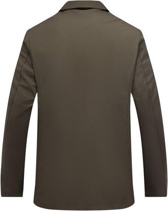 AlltheMen Winterjacke mit Rei&szlig;verschluss Bomberjacke Herren gef&uuml;ttert &Uuml;bergangsjacke