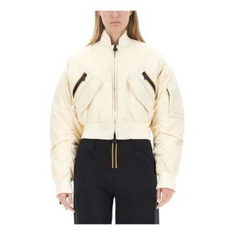 K-Way Femme, Vestes, Beige, Taille: 38 FR Bomber Jacket