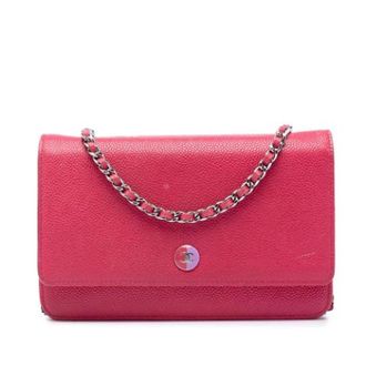 Chanel Pre-owned Vintage Umh&auml;ngetasche - - Pre-owned - Damen - Rosa - ONE SIZE