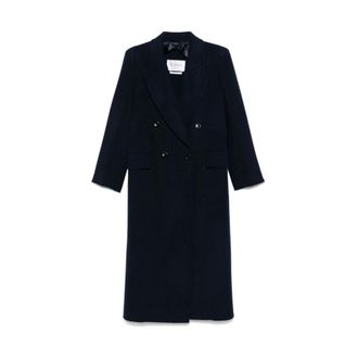 Max Mara Marineblauer zweireihiger Mantel - - Coats - Damen - Blau - S