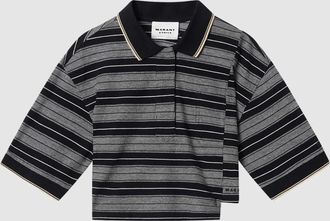 Isabel Marant Top Isalyne Black/Ecru