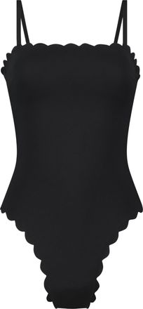 Hunkemöller Hunkemöller Badeanzug Bandeau Scallop - Black - 38