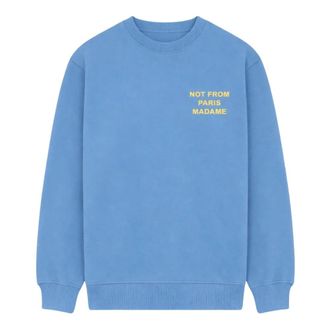 Dr&ocirc;le de Monsieur Le Sweatshirt Slogan - - Sweatshirts & Hoodies - Herren - Blau - L