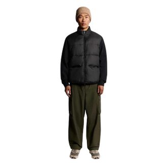 Lyle & Scott Hybridjacke f&uuml;r Herren, leger (Schwarz)