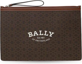 Bally Femme, Accessoires, Brun, Taille: ONE Size Pochette Monogram