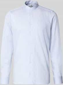 Olymp Level 5 Slim Fit Business-Hemd mit Stehkragen