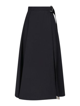 Burberry Jupe Longue - Noir