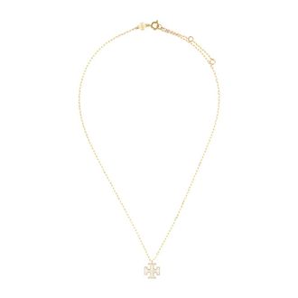 Tory Burch Kira Anh&auml;nger-Halskette - - Accessories - Damen - Gelb - ONE SIZE